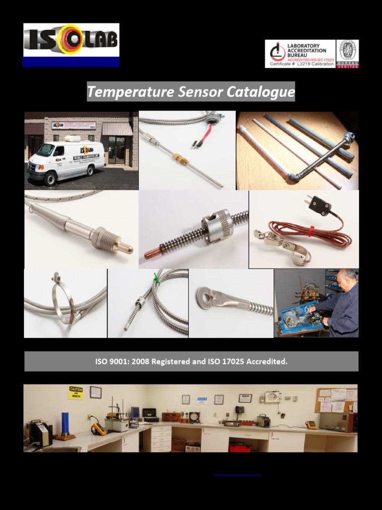 Isolab line card with tables | PDF | Thermocouple | Stainless Steel