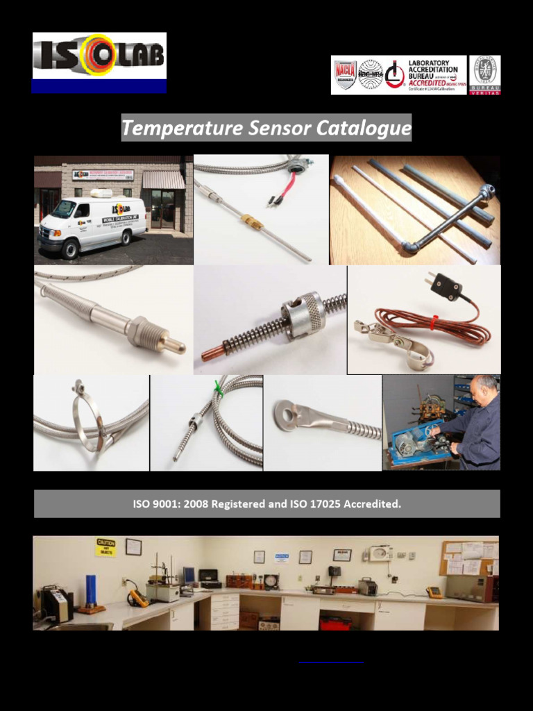 Temp Sensor Catalogue | PDF | Thermocouple | Stainless Steel