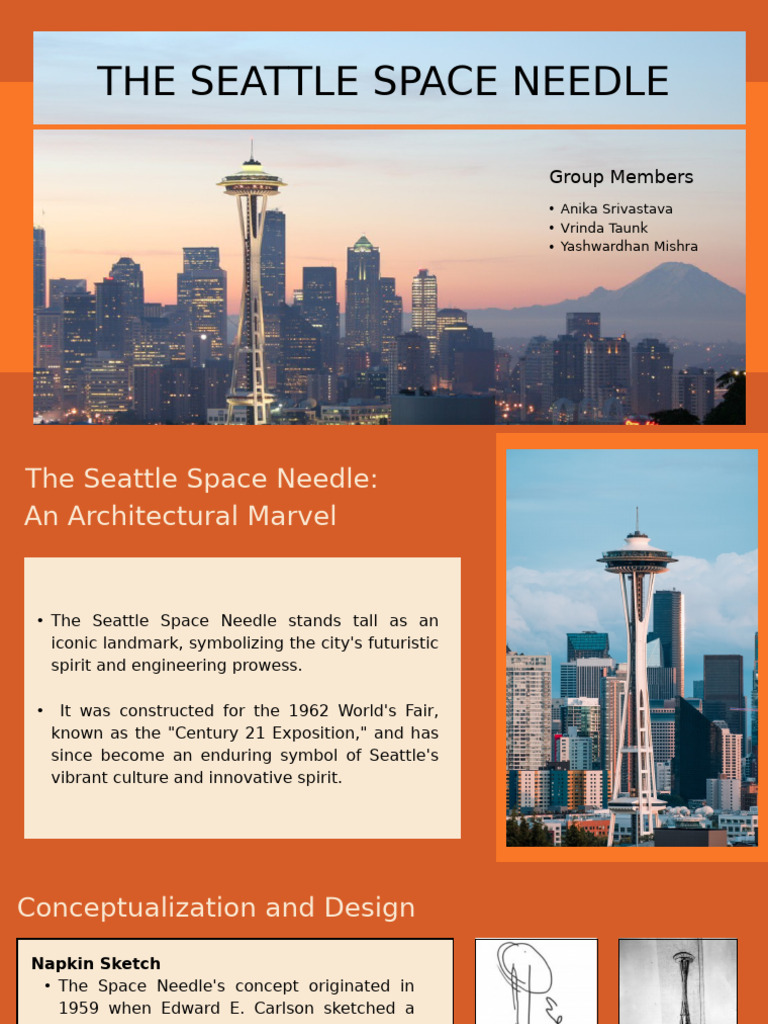 The Seattle Space Needle an Architectural Marvel the Seattle Space ...