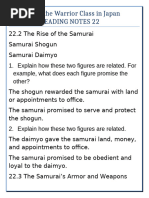 Samurai and Knights Similarities Essay | PDF | Samurai | Knight