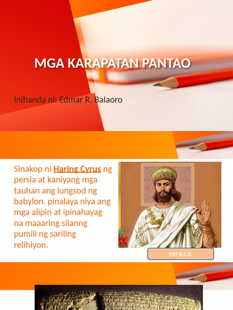 Mga-Karapatan-Pantao (1) | PDF