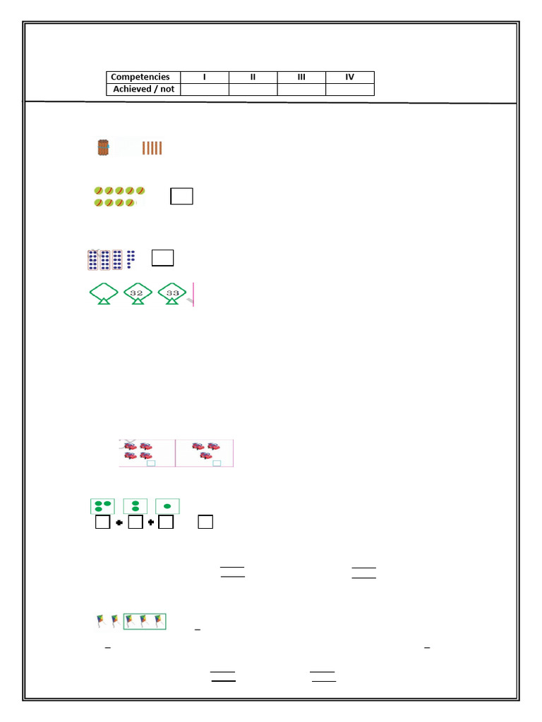 FLN JGTL Maths Base Line em | PDF | Mathematics | Arithmetic