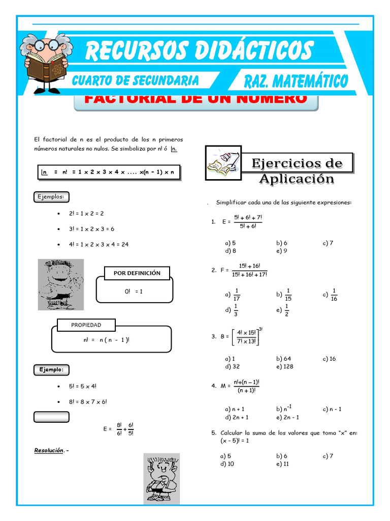 Criterios de Evaluación del Factorial | PDF | Números