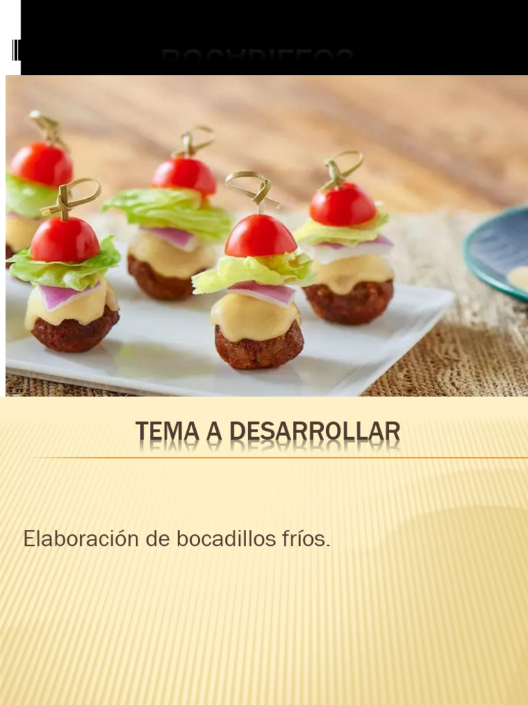 Bocadillos Salados | PDF | Panes | Salsa