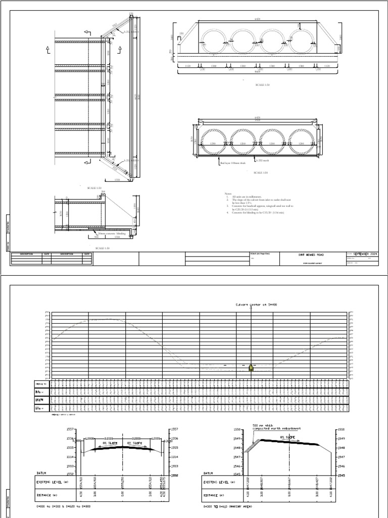 Oint Homes Road Drawings | PDF | Civil Engineering