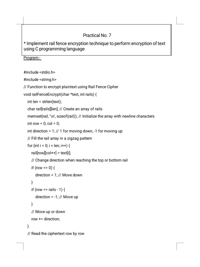 Practical No 7(1) | PDF