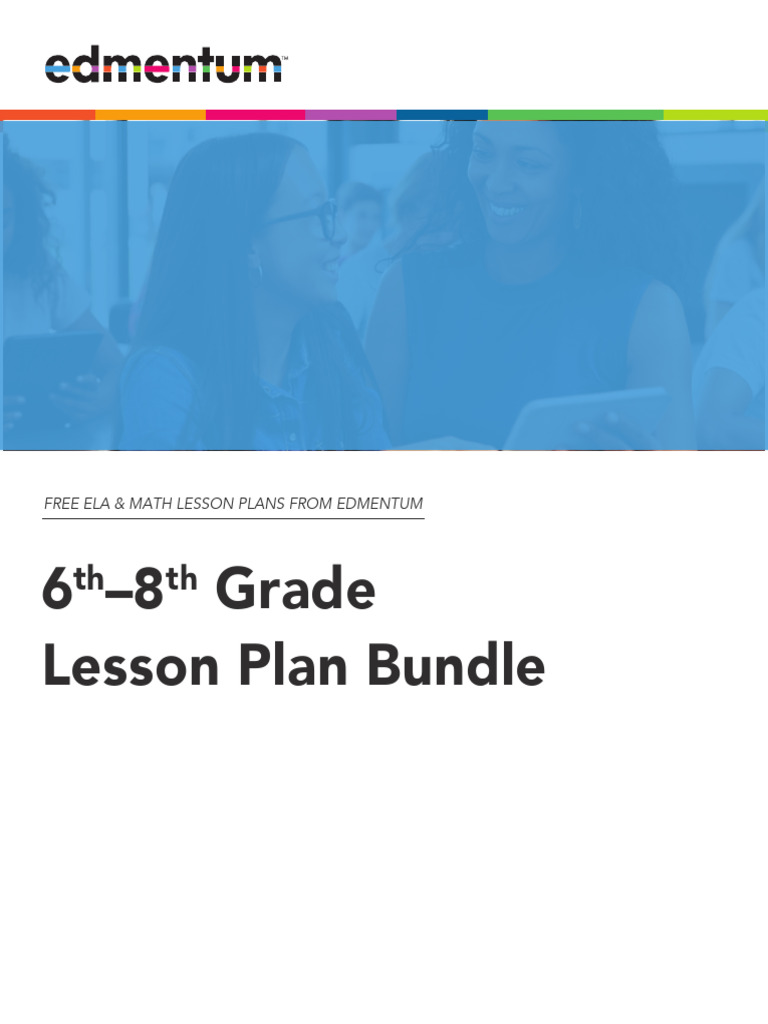 6-8 Lesson Plan Bundle | PDF | Tornadoes | Area
