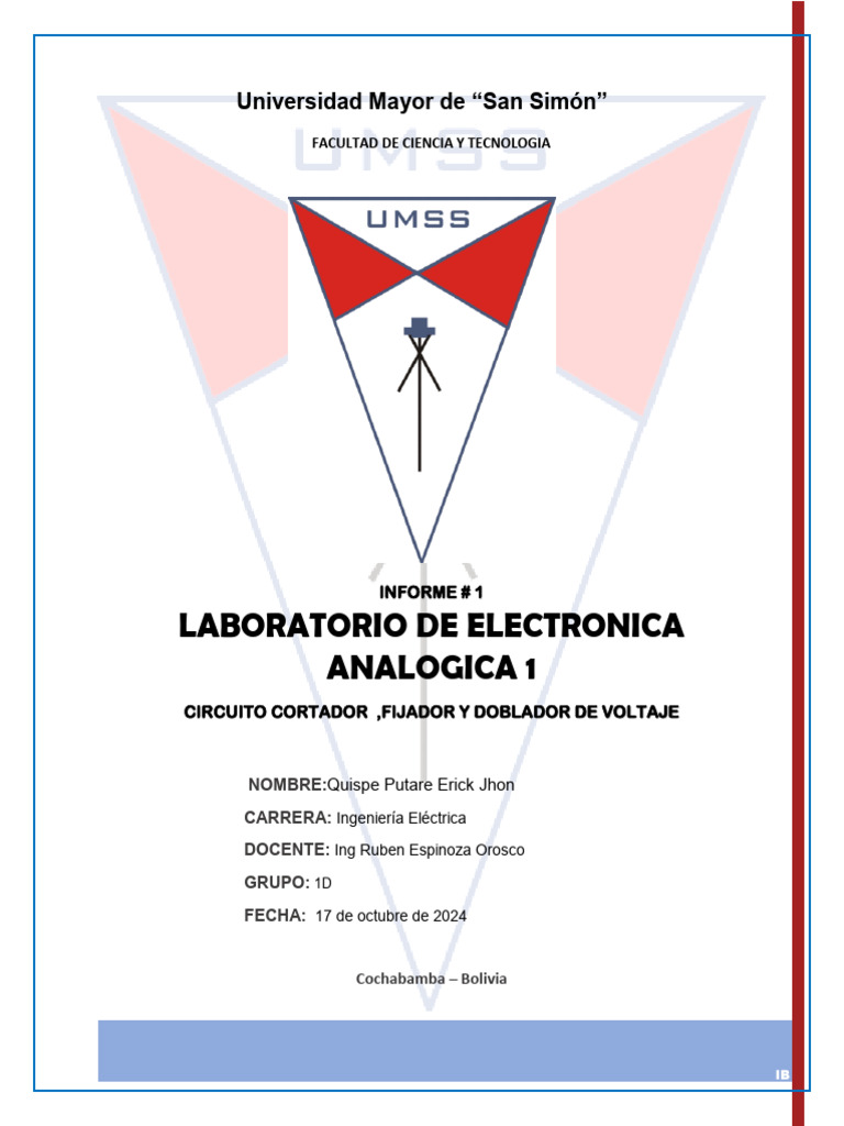 LAB#1ana1 | PDF | Red eléctrica | Rectificador