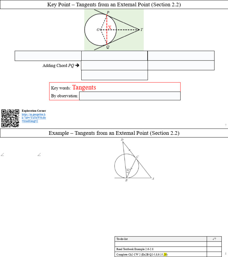 5A Ch2 Tangents To Circles-4 | PDF
