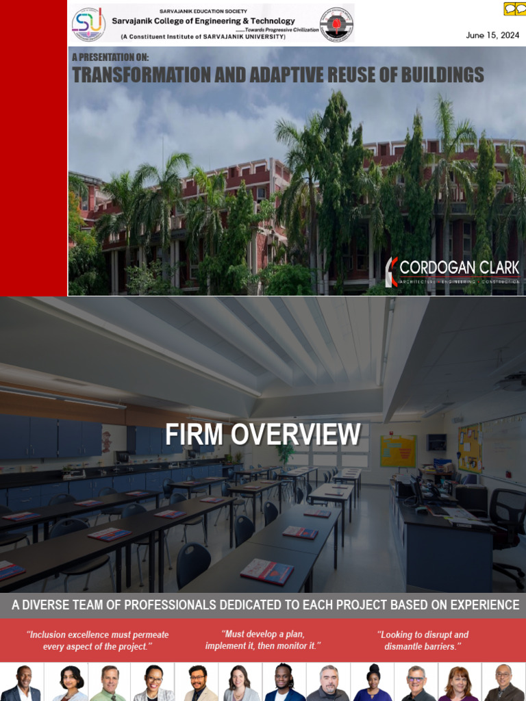 Adaptive Reuse - SCET Presentation | PDF | Ventilation (Architecture)