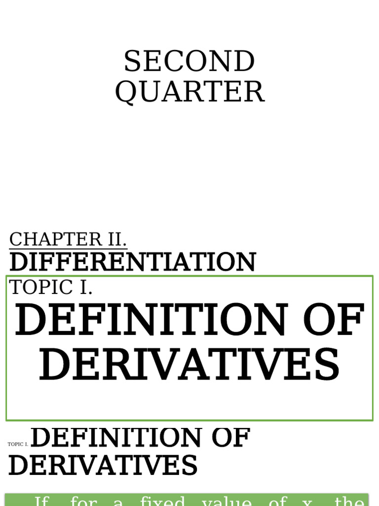 Understanding Derivatives and Tangents | PDF | Derivative | Slope