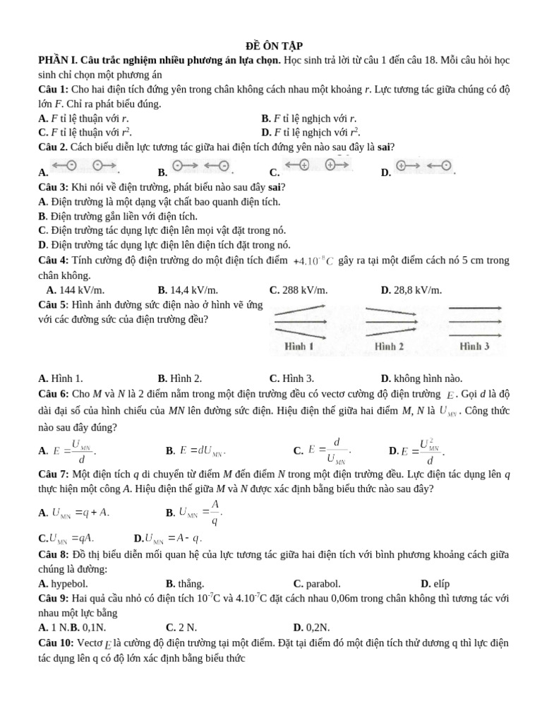 ĐỀ ÔN TẬP GK2 | PDF