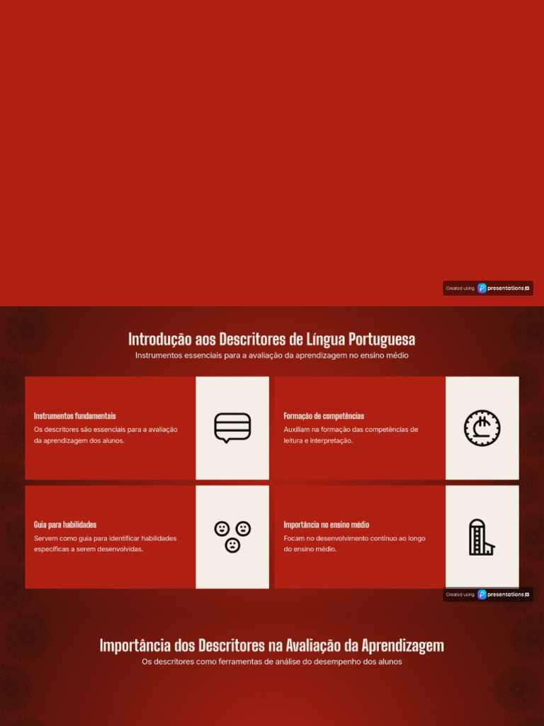 Understanding and Applying Language Descriptors in High School ...