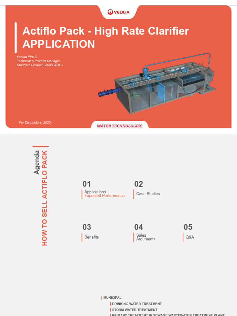 Actiflo Applications (1) - Optimized | PDF | Sewage Treatment | Sewage