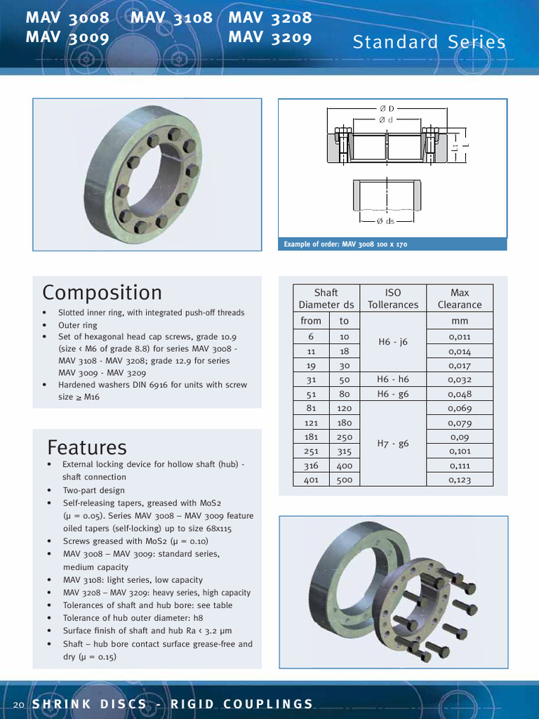 Mav_Industrial_Series_Shrink_Disc | PDF