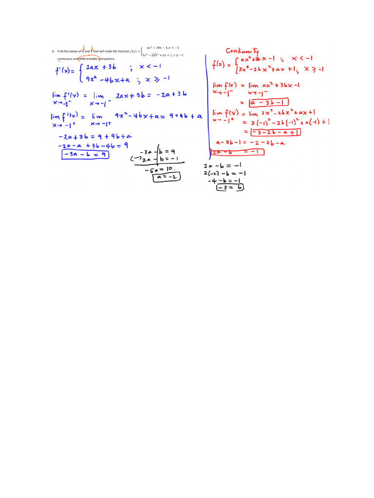 Right and Left Derivative | PDF