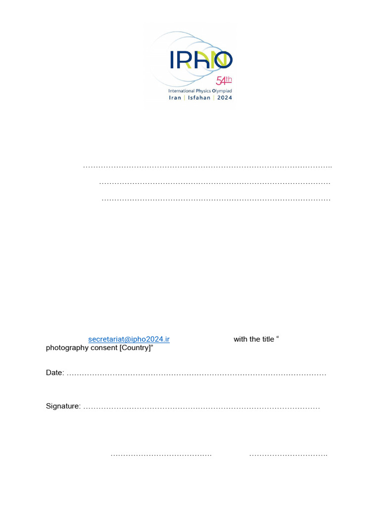 Photography Consent Student | PDF