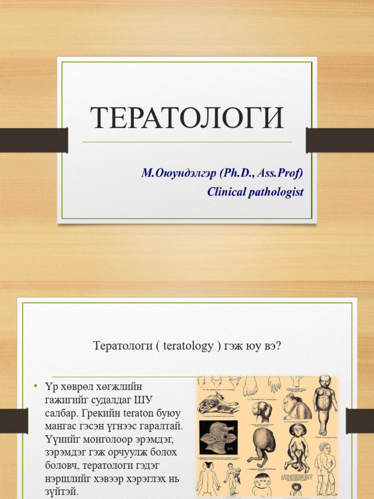 8 Teratology MGL | PDF