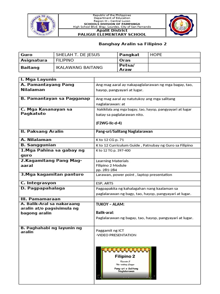 COT2 DLP Mam Shelah de Jesus | PDF