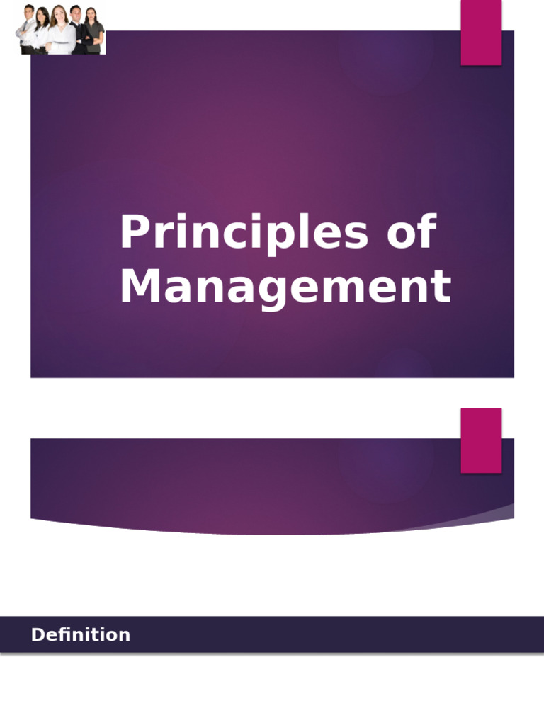 Principles of Effective Management | PDF | Planning | Science