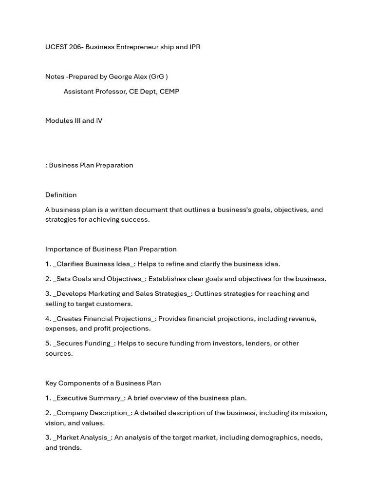 UCEST 206 IPR 3rd and 4th Modules | PDF | Risk Management | Marketing