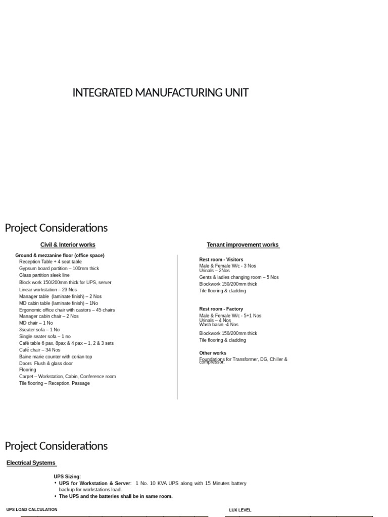 Integrated Manufacturing Solutions 5 | PDF | Chair | Flooring