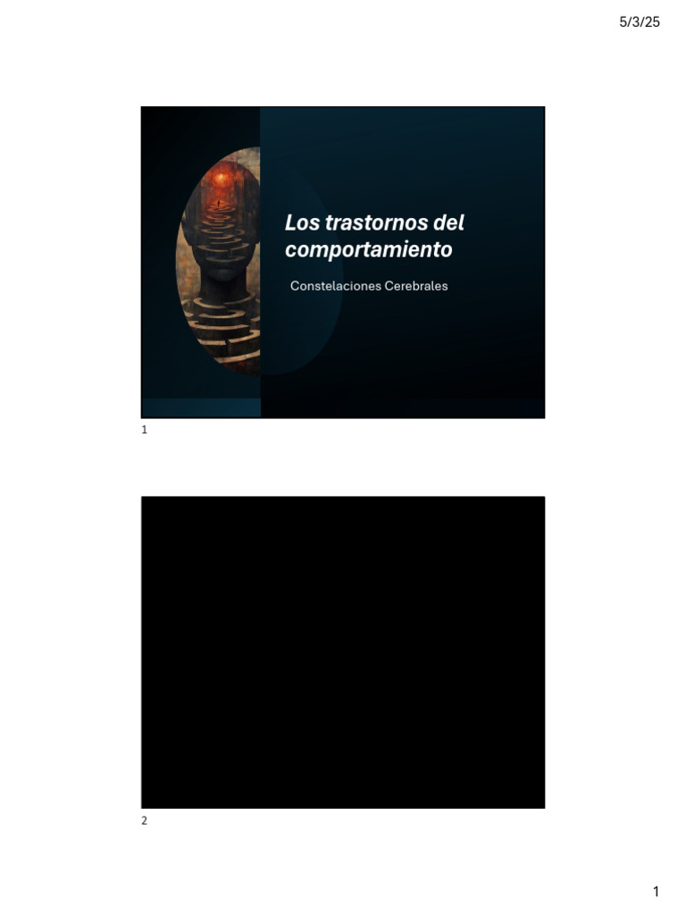 Transtornos Del Comportaiento | PDF | Comportamiento | Las emociones