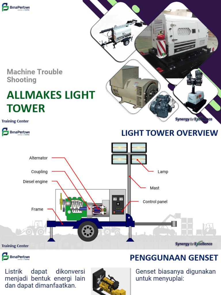 Spesifikasi dan Penggunaan Tower Lamp | PDF