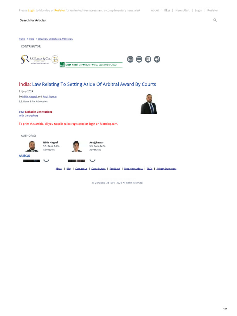 Setting Aside | PDF