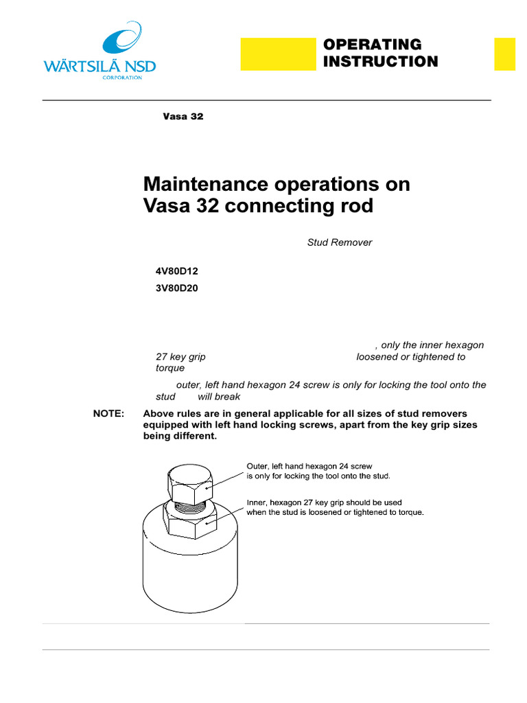 Conrod Stud Removing Tool | PDF