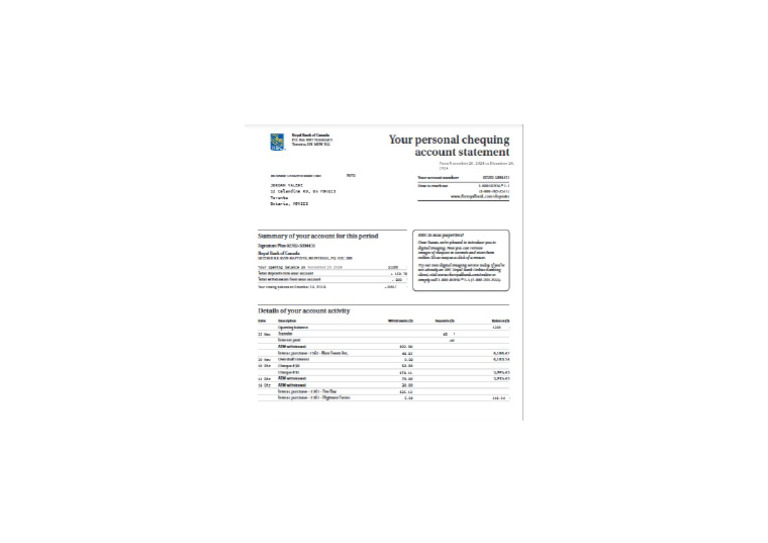 Bank Statement | PDF