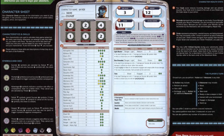 41-Vex Droid Colonist Character Sheet | PDF