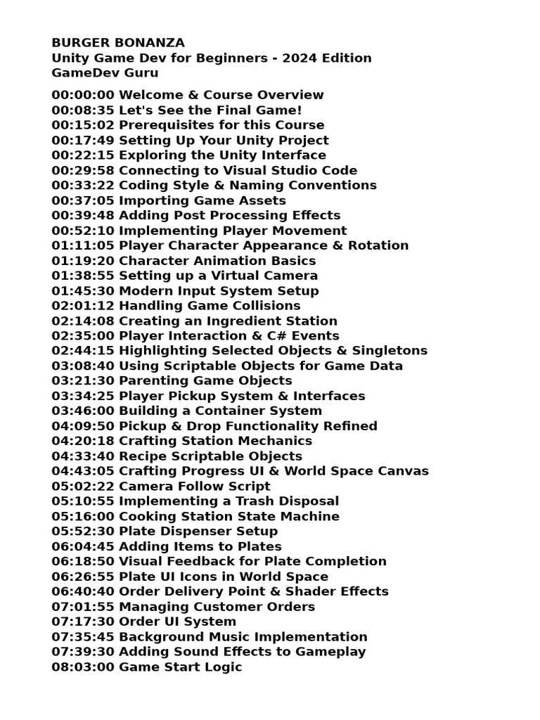 Burger Bonanza | PDF