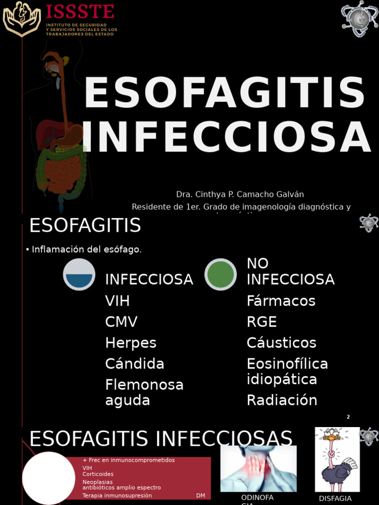 Esofagitis Infecciosa | PDF | Especialidades Medicas | Enfermedades y ...