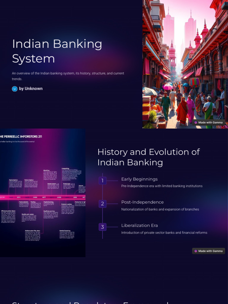 Overview of Indian Banking System | PDF | Banks | Financial Inclusion