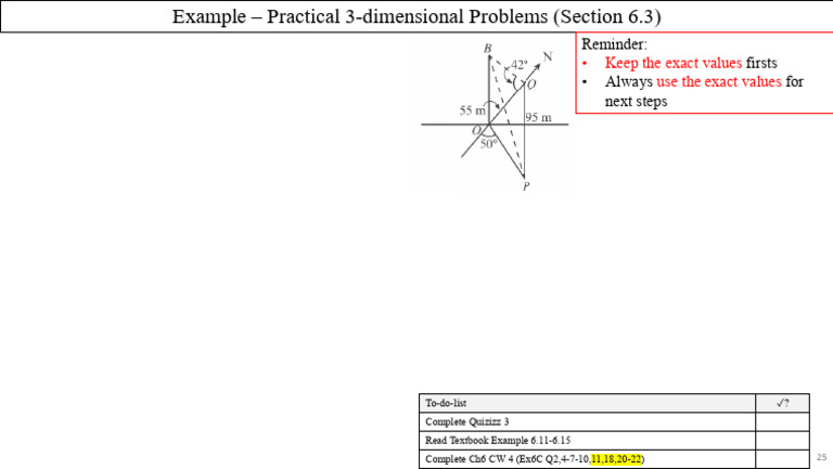5A Ch6 Applications of Trigonometry in 3-Dimensional Problems-13 | PDF