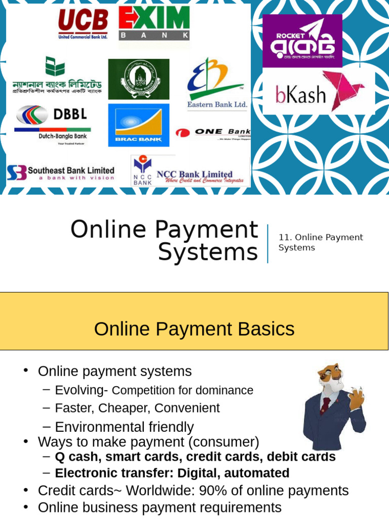 Online Payment Systems | PDF | Credit Card | Debit Card