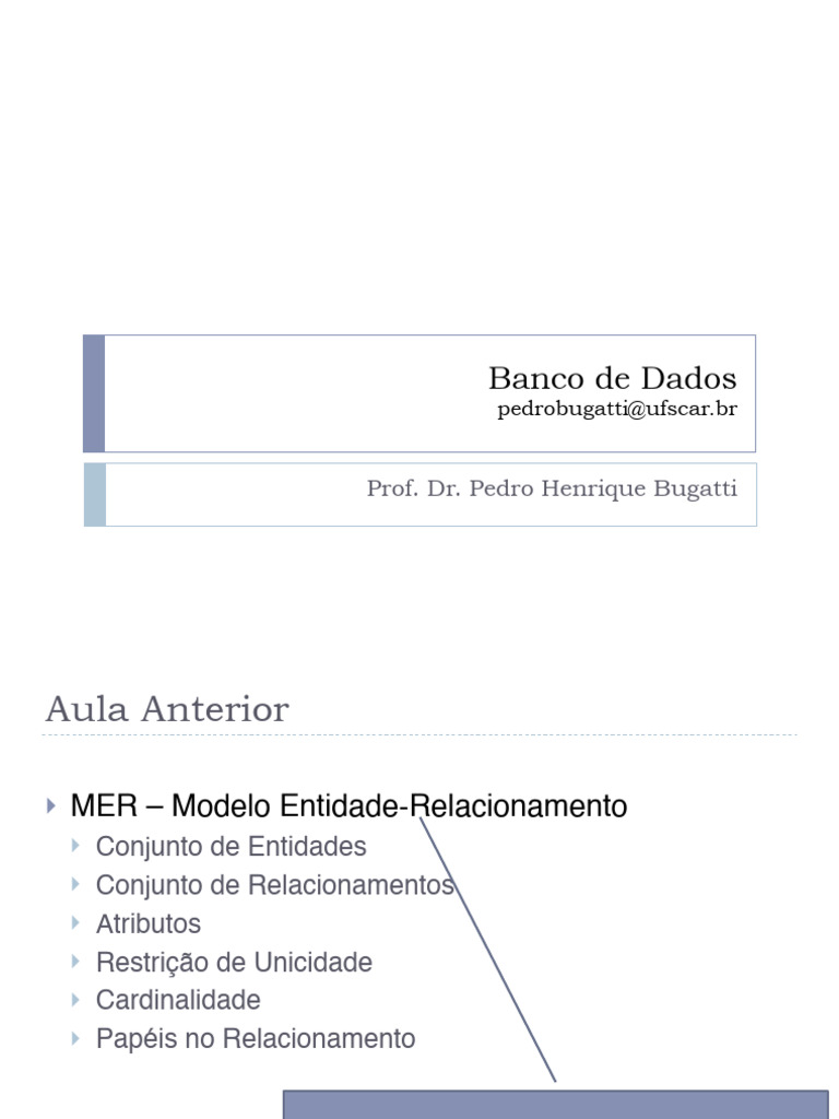 Aula4 MER 2 | PDF | Apartamento | Conjunto (Matemática)