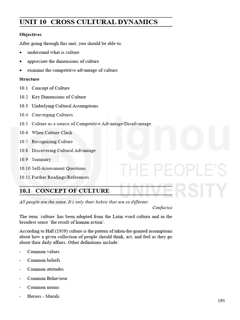 Understanding Cross Cultural Dynamics | PDF | Attitude (Psychology ...