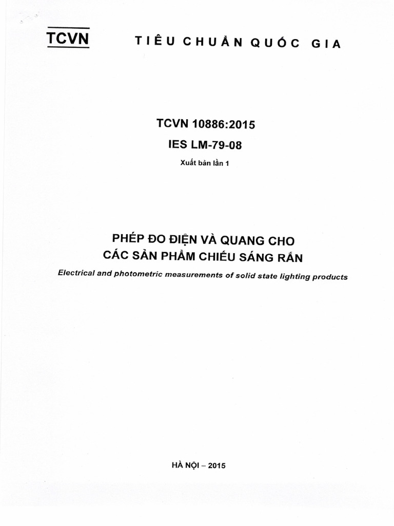 TCVN 10886 2015 (lm-79-08) | PDF