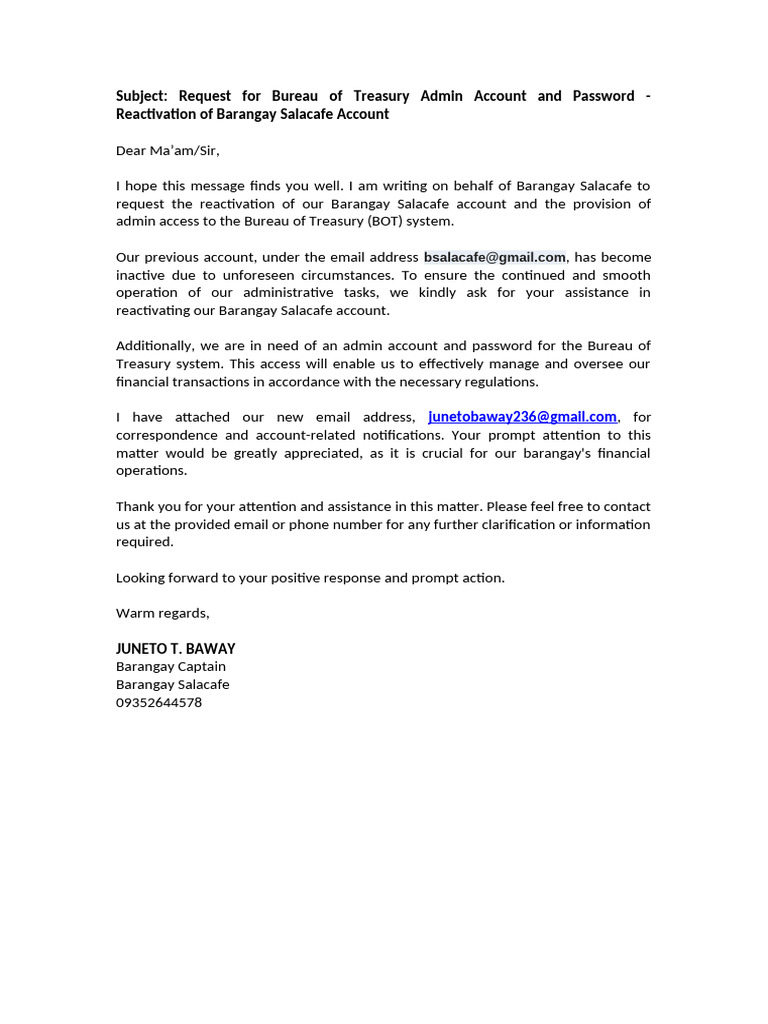 Request BTR Bond | PDF