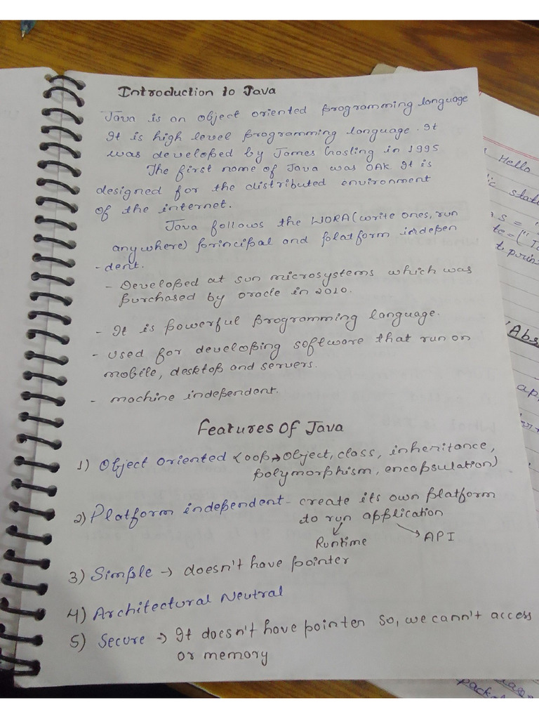 Java Notes | PDF