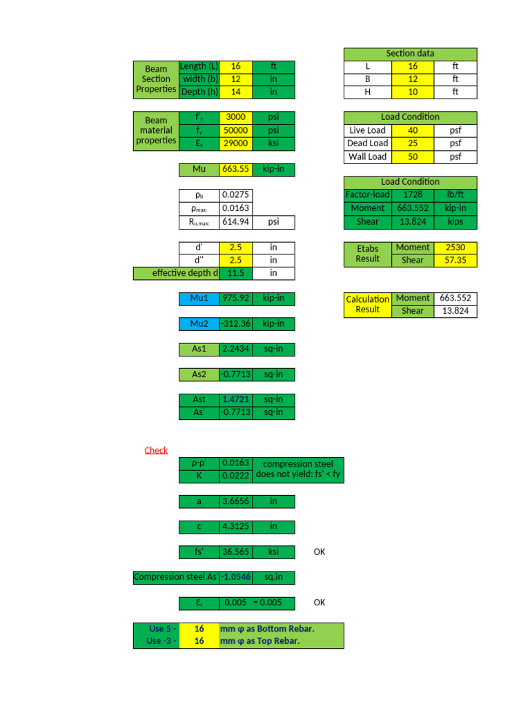 Beam Design | PDF | Beam (Structure) | Continuum Mechanics