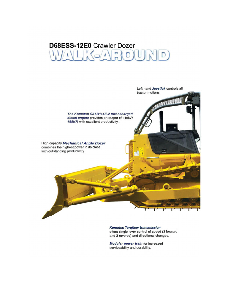Komatsu D68-2 | PDF