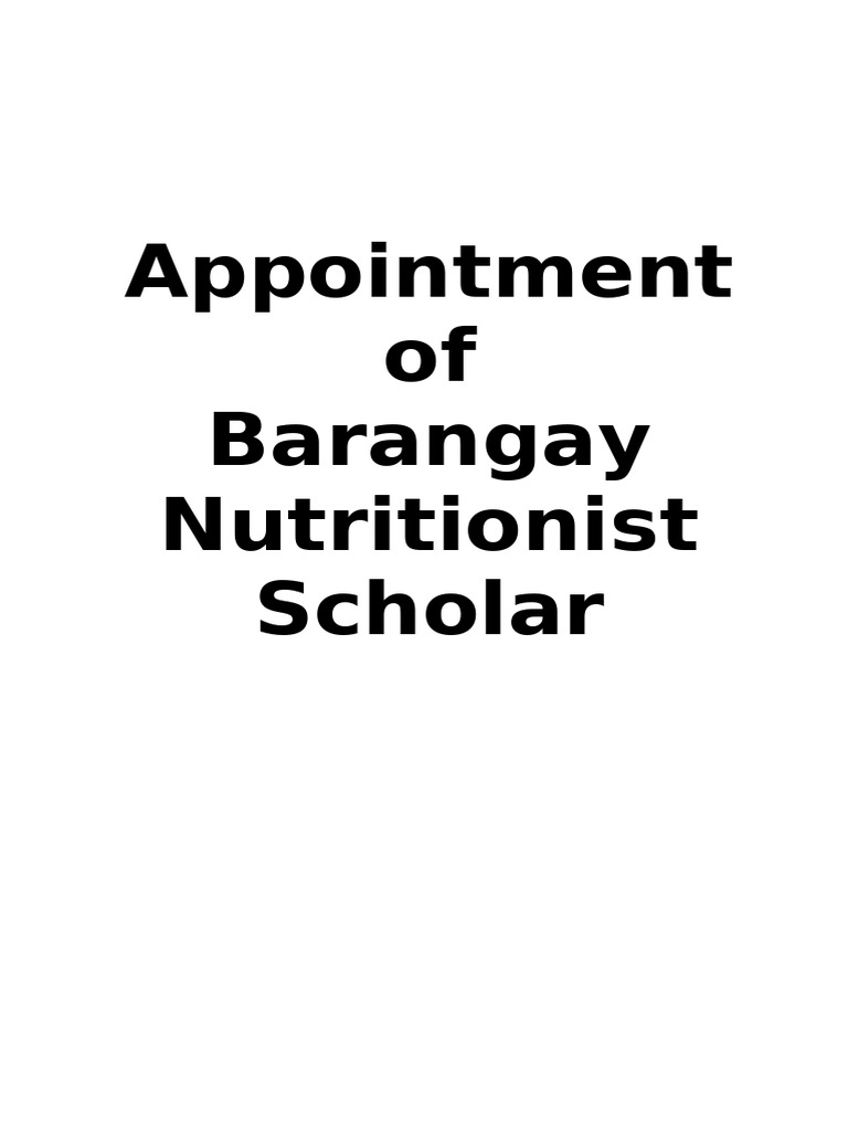 Appointment BNS | PDF