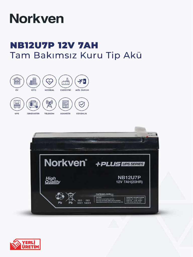 Nb12u7p 12V 7ah | PDF