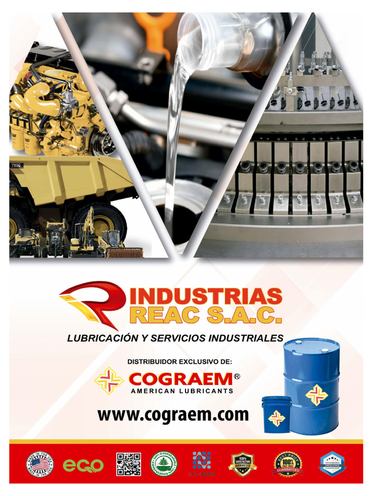 Cat Lubricantes Reac-Cograem 2024 | PDF