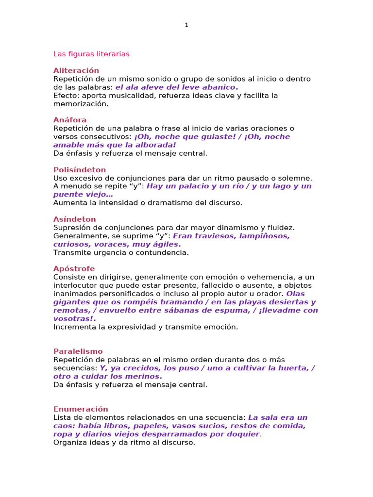 Figuras Retóricas | PDF | Metáfora