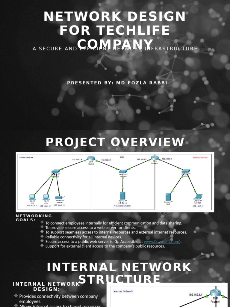 Network Project Presentation | PDF | World Wide Web | Internet & Web