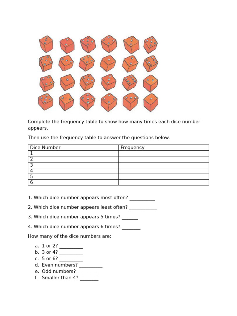 Grade VI Math Data Handling | PDF